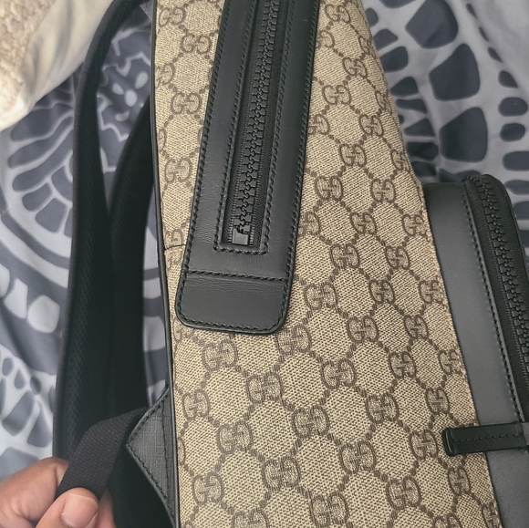 Gucci | Bags | Gucci Backpack Mens Regular Size Beige | Poshmark